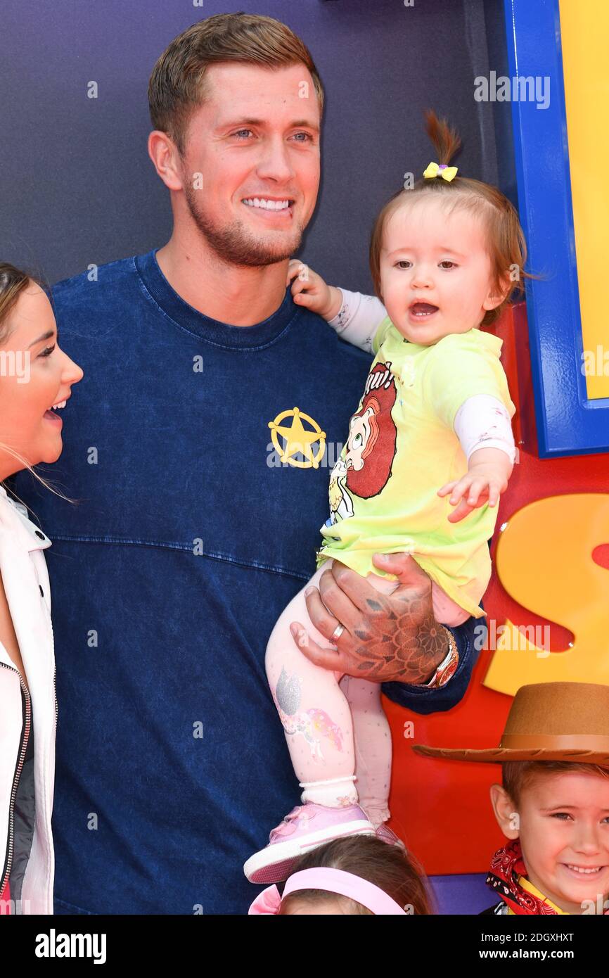 Dan Osborne with Mia Osbourne attending the Toy Story 4 Premiere at ...