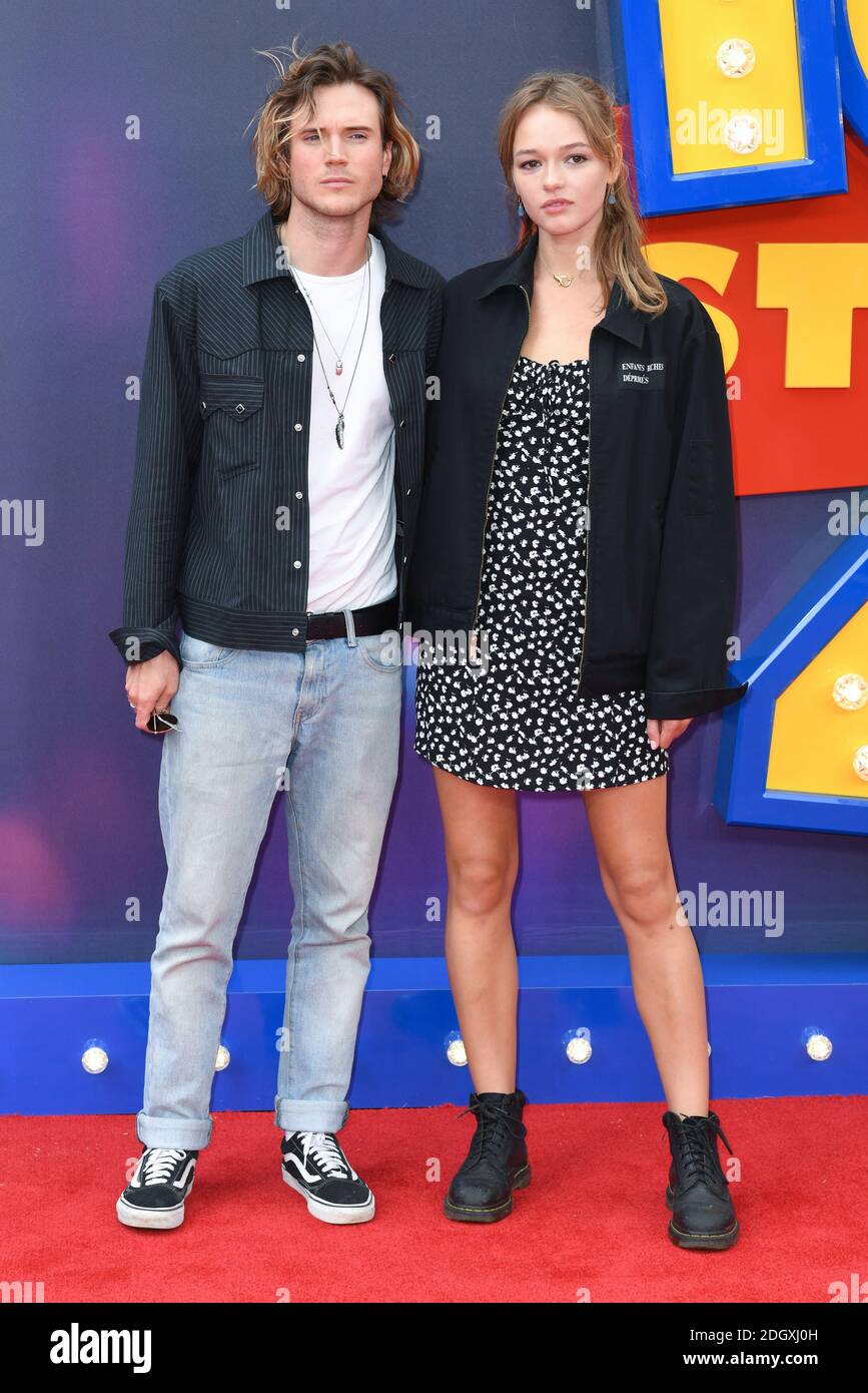 Maddy Elmer and Dougie Poynter attending the Toy Story 4 Premiere at ...