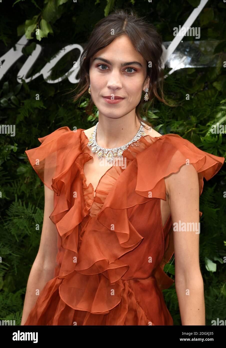 Alexa Chung attending the Chopard New Store Opening held on New Bond ...