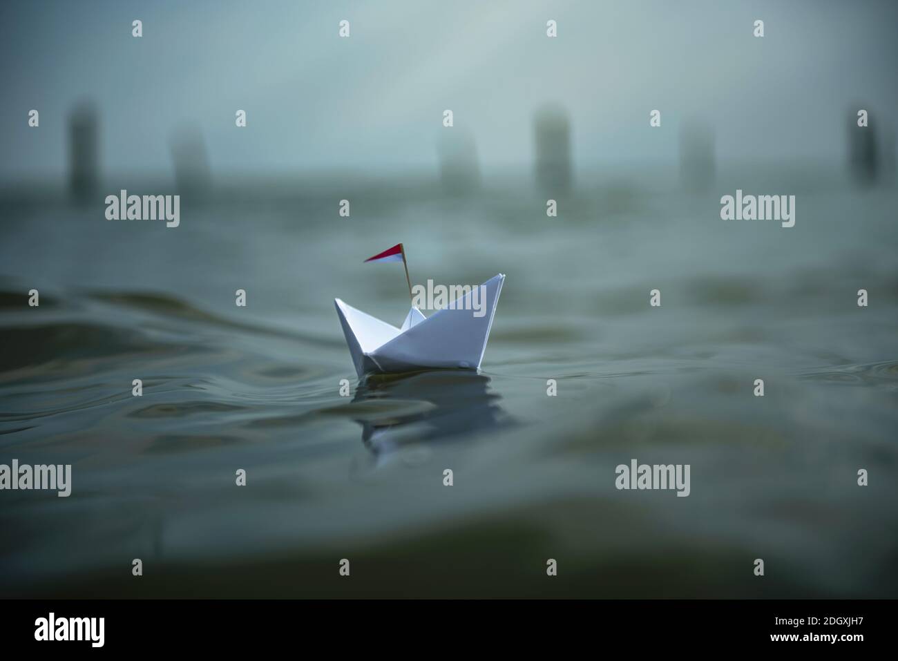 Freedom paper ship Stock Photo - Alamy