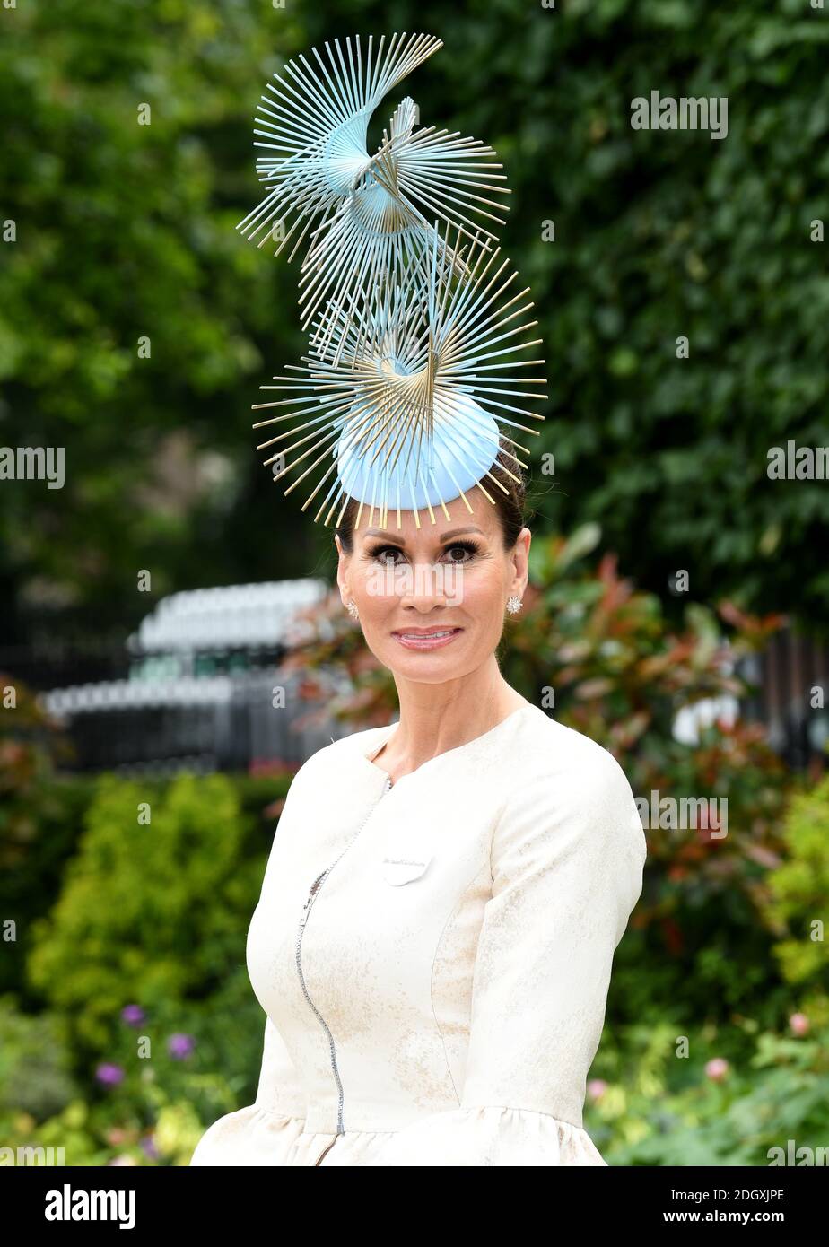Designer Isabell Kristensen attending day two of Royal Ascot at Ascot ...