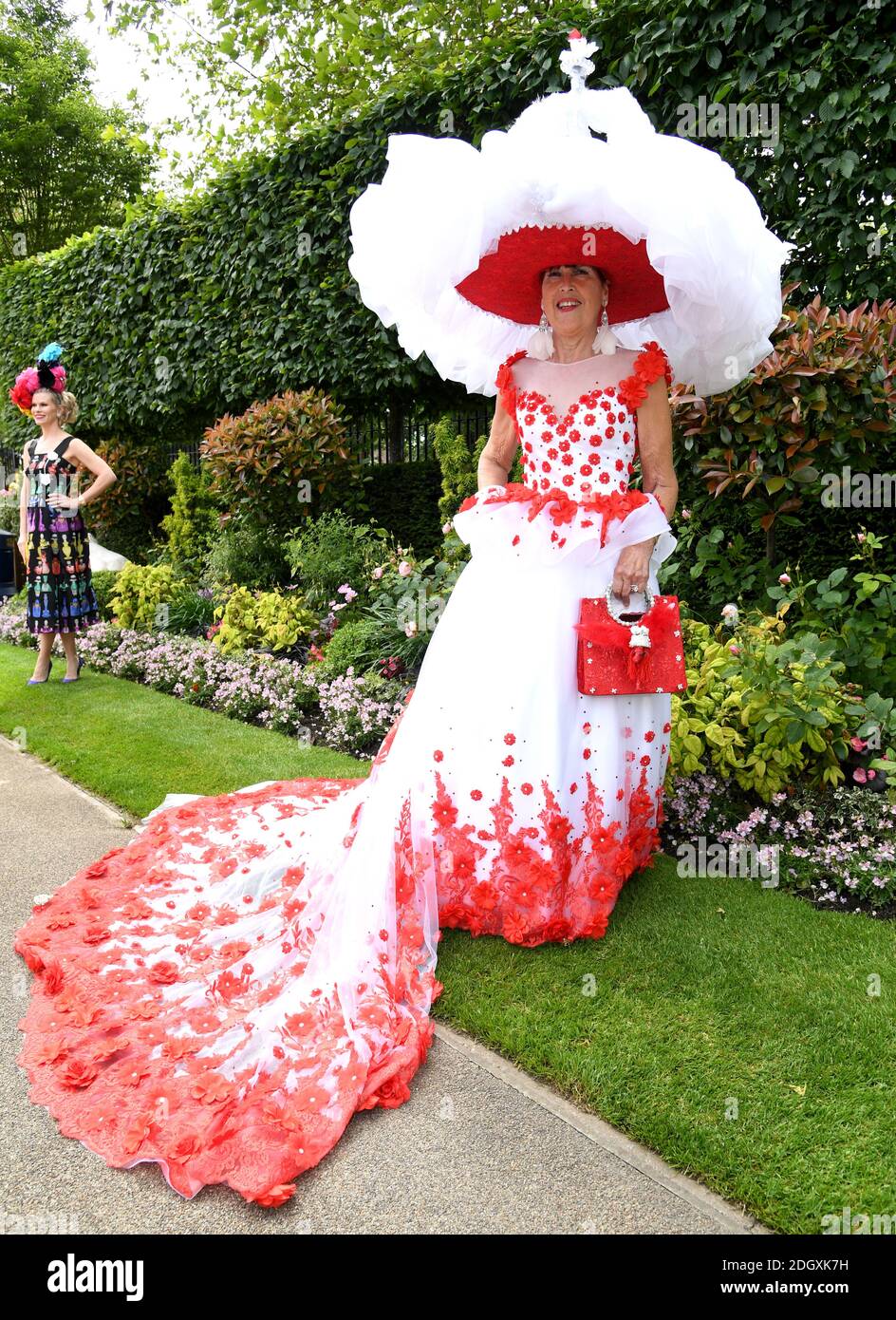 Debra Day from Romsey during Ladies Day of Royal Ascot at Ascot ...