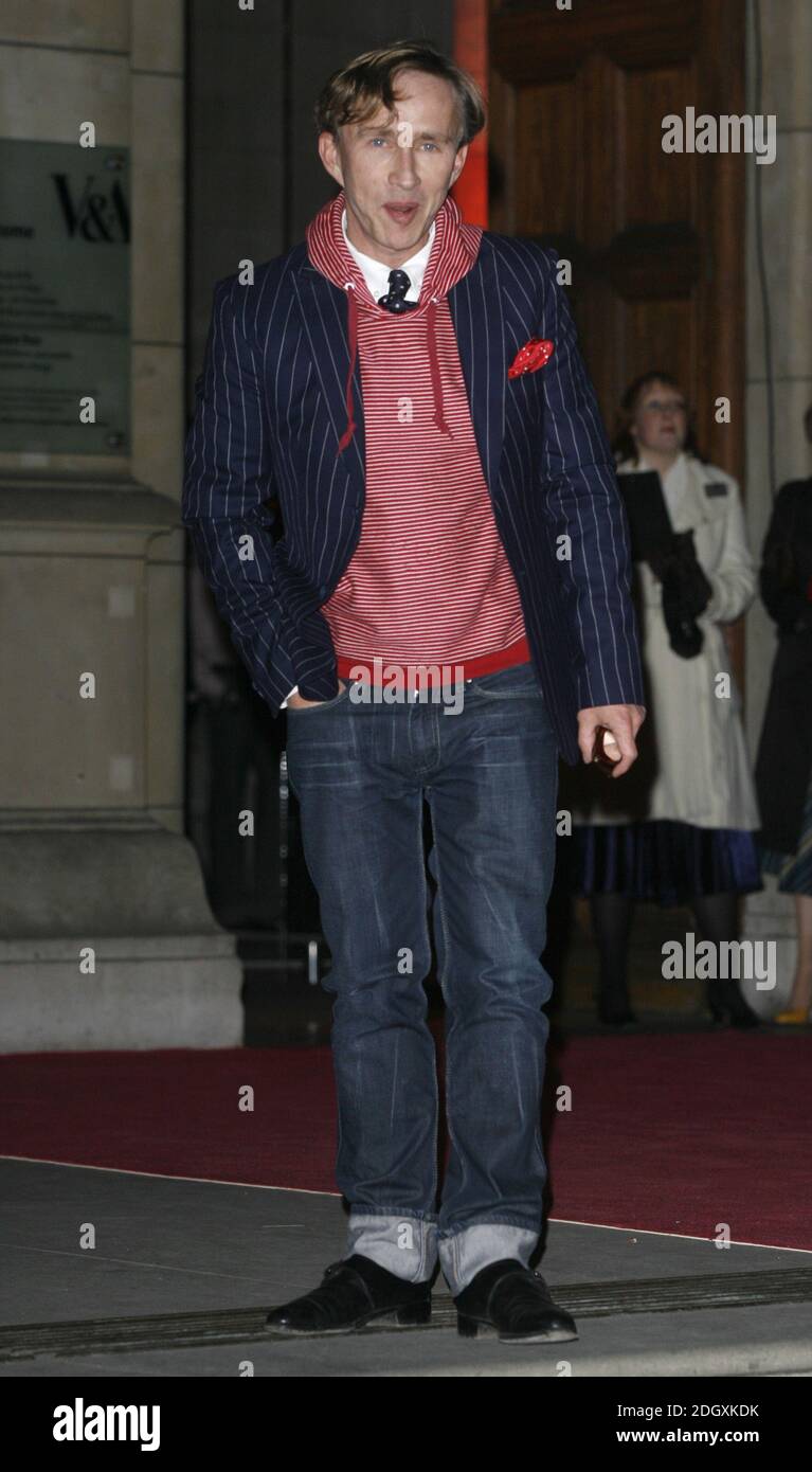 Jasper Conran arriving at Kylie, The Exhibition. A retrospective ...