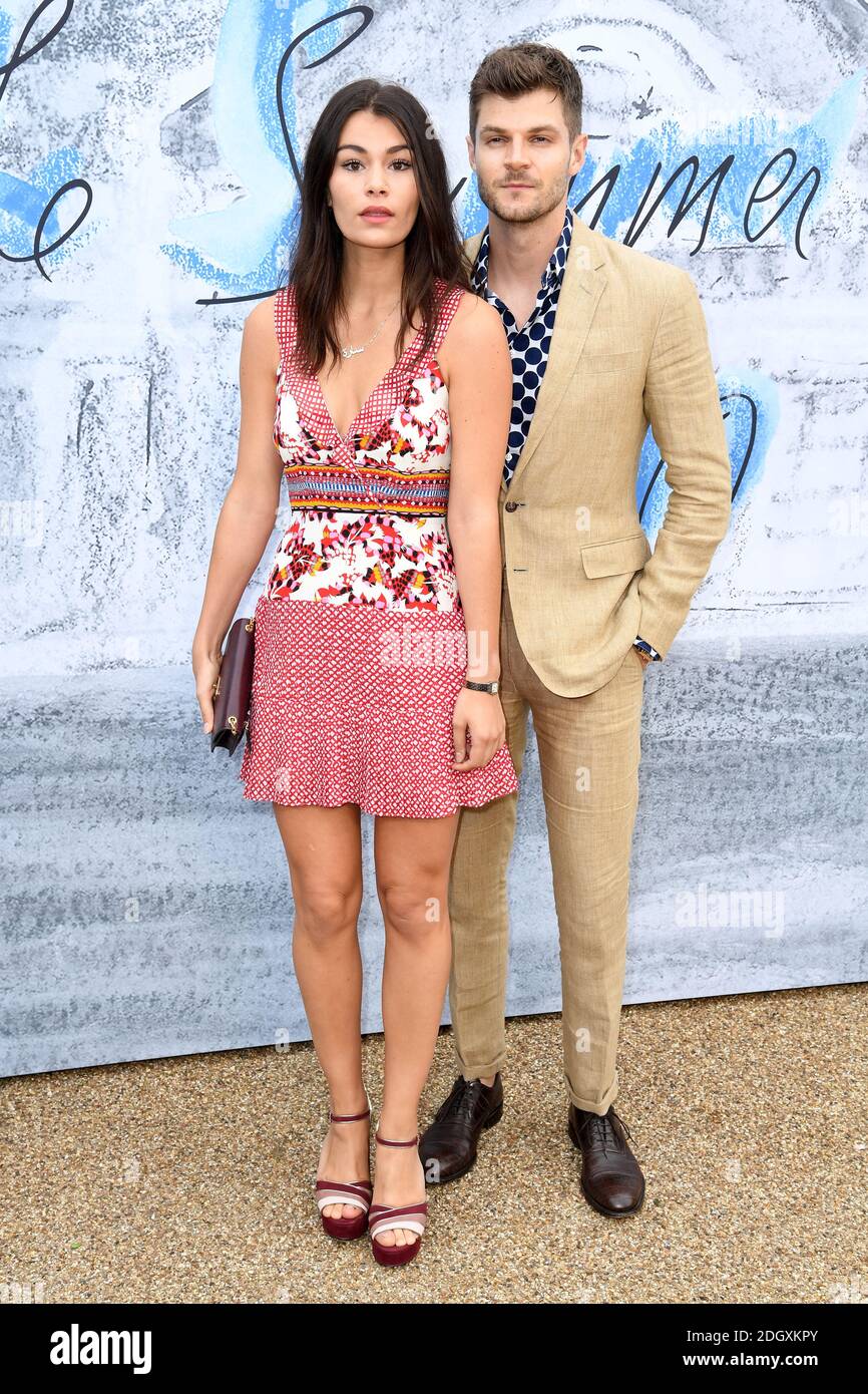 Jim Chapman (right) and Sarah Tarleton attending the Serpentine Summer ...
