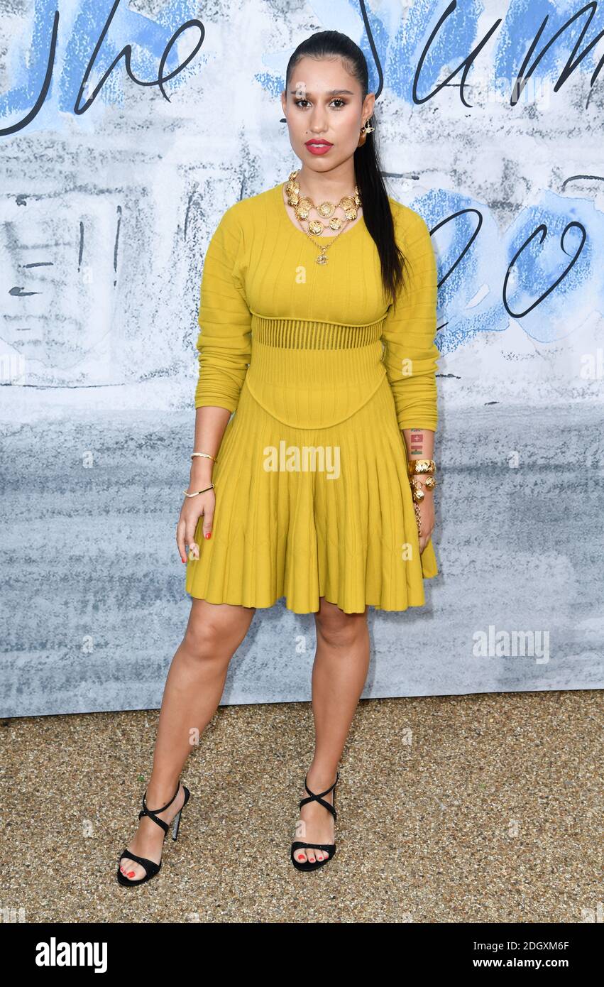 Raye attending the Serpentine Summer Party 2019, held at the Serpentine ...
