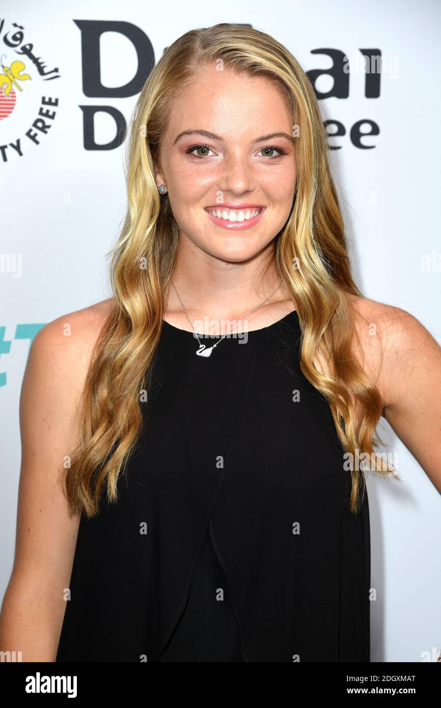 Katie Swan attending the Dubai Duty Free WTA Summer Party held at ...
