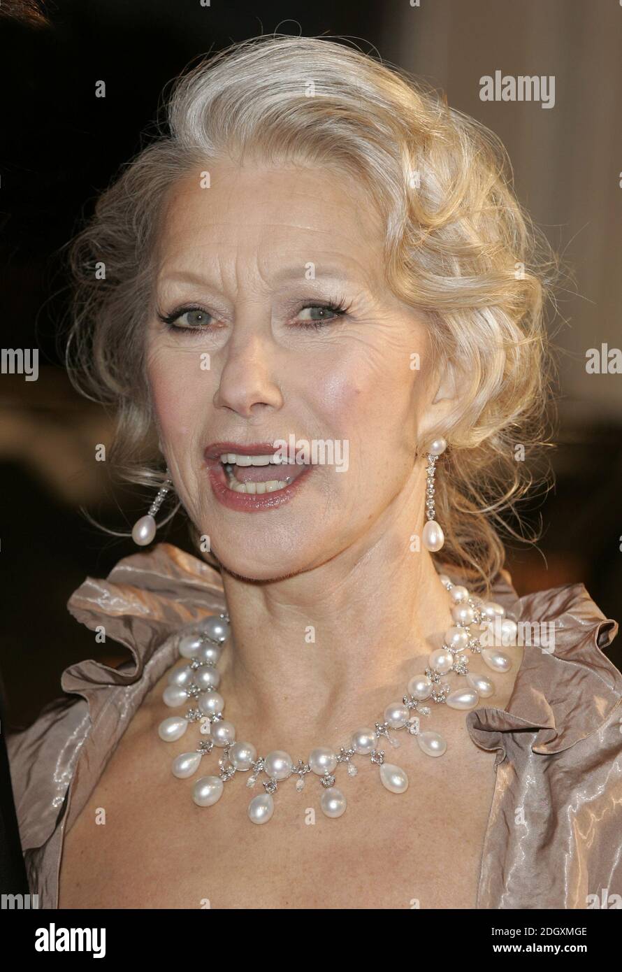 Helen Mirren arriving for British Academy Film Awards 2007 at the Royal ...