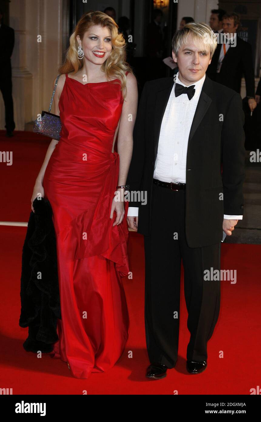 Nick Rhodes and Meredith Ostrom arriving for British Academy Film ...