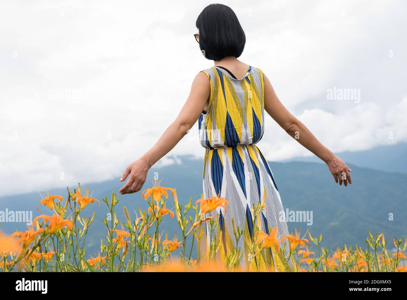 Woman feel free Stock Photo - Alamy