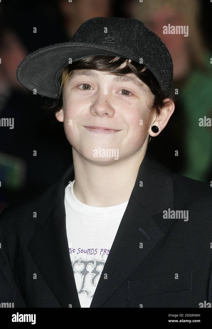 Lil' Chris arriving at the 2007 Brit Awards, Earls Court, west London ...