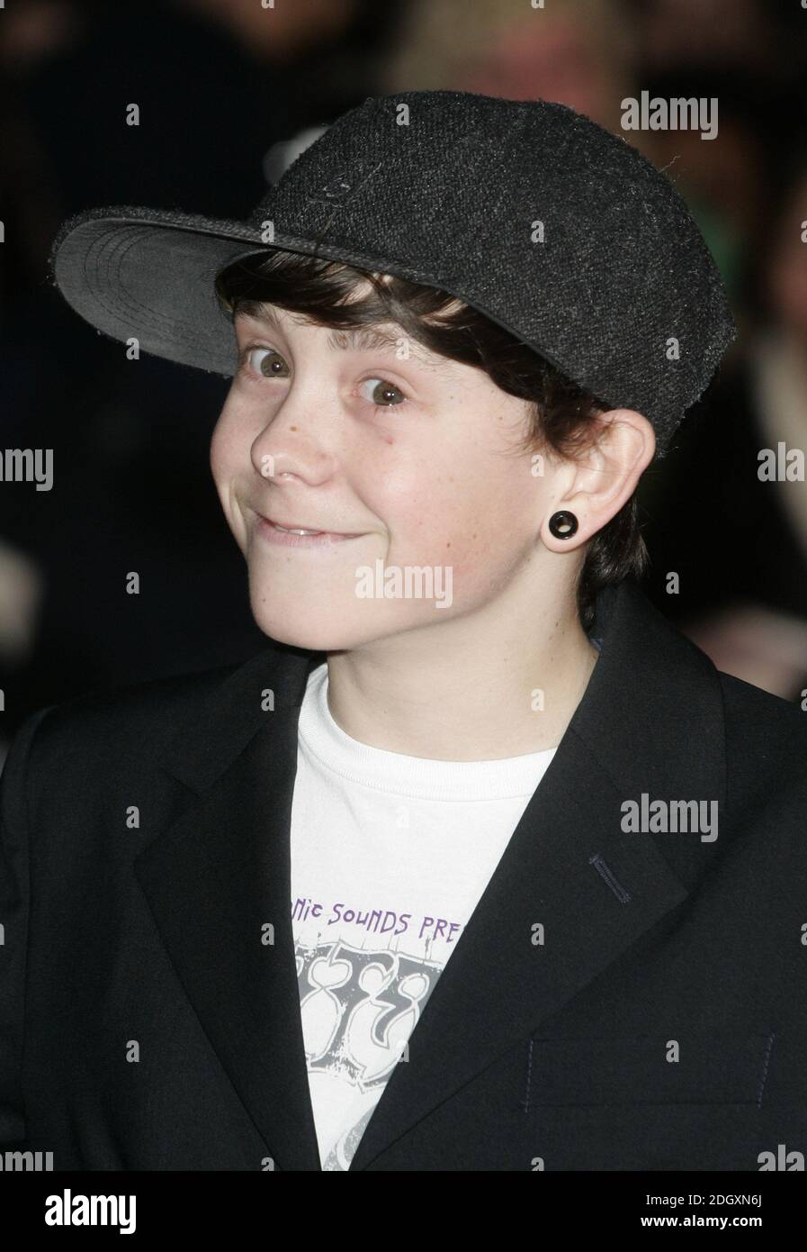 Lil' Chris arriving at the 2007 Brit Awards, Earls Court, west London ...