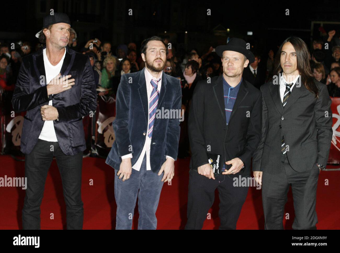 Red Hot Chili Peppers arriving at the 2007 Brit Awards, Earls Court ...