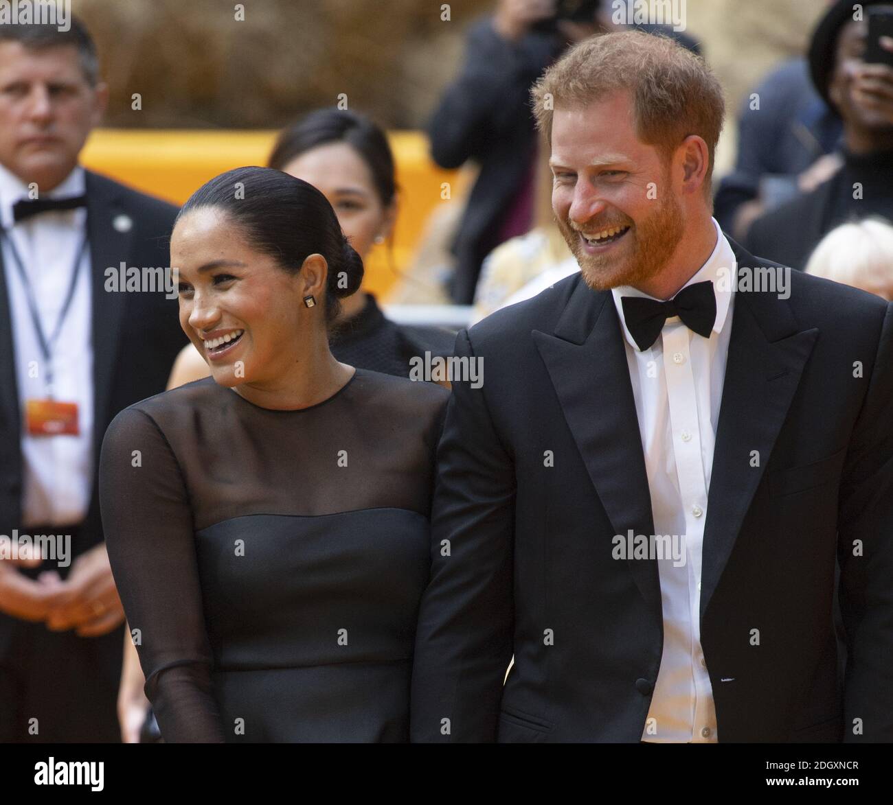 The Duke and Duchess of Sussex arriving at the European Premiere of The ...