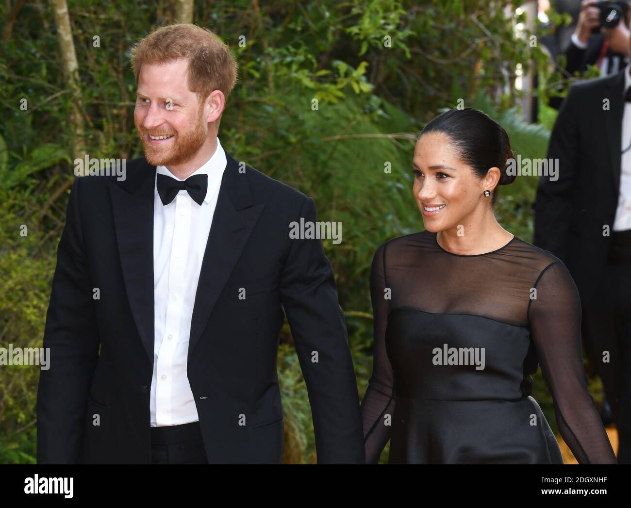 The Duke and Duchess of Sussex arriving at the European Premiere of The ...
