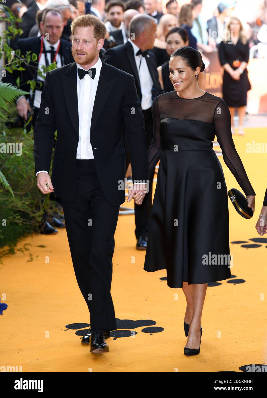 The Duke and Duchess of Sussex arriving at the European Premiere of The ...