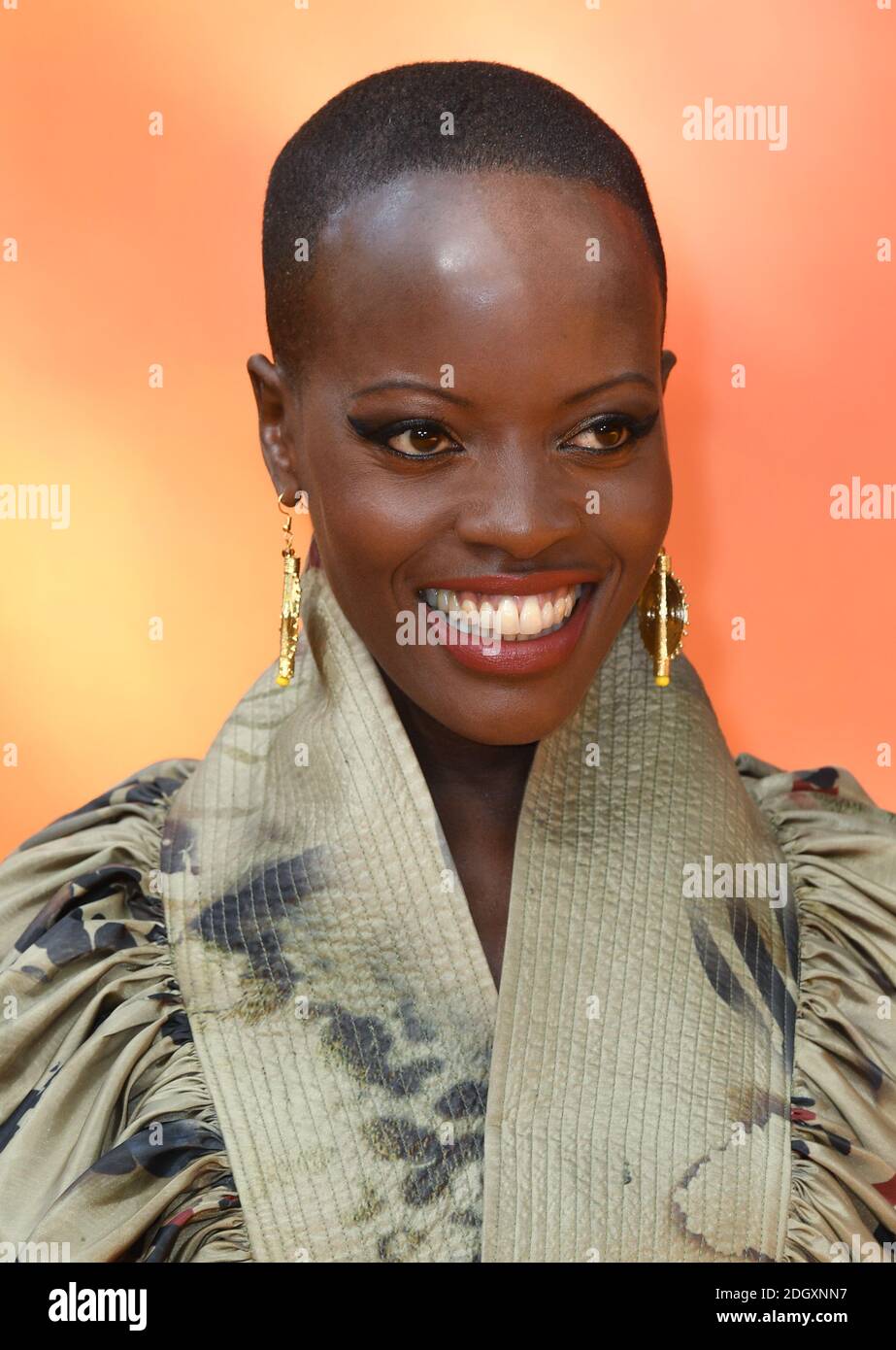 Florence Kasumba at the European Premiere of The Lion King, Odeon ...