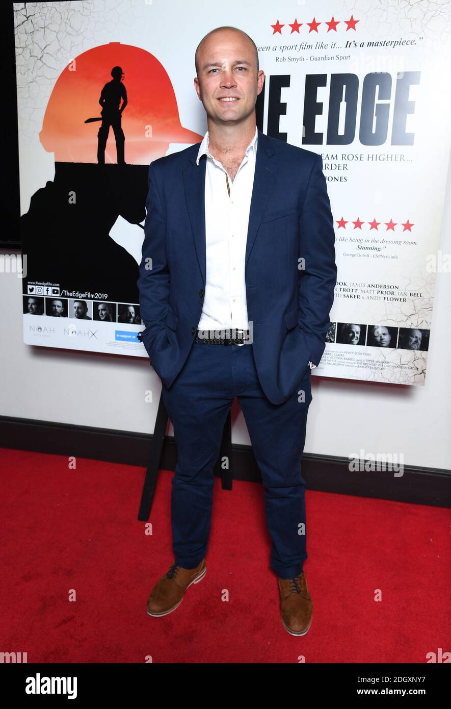 Jonathan Trott arriving at The Edge World Premiere, Picturehouse ...