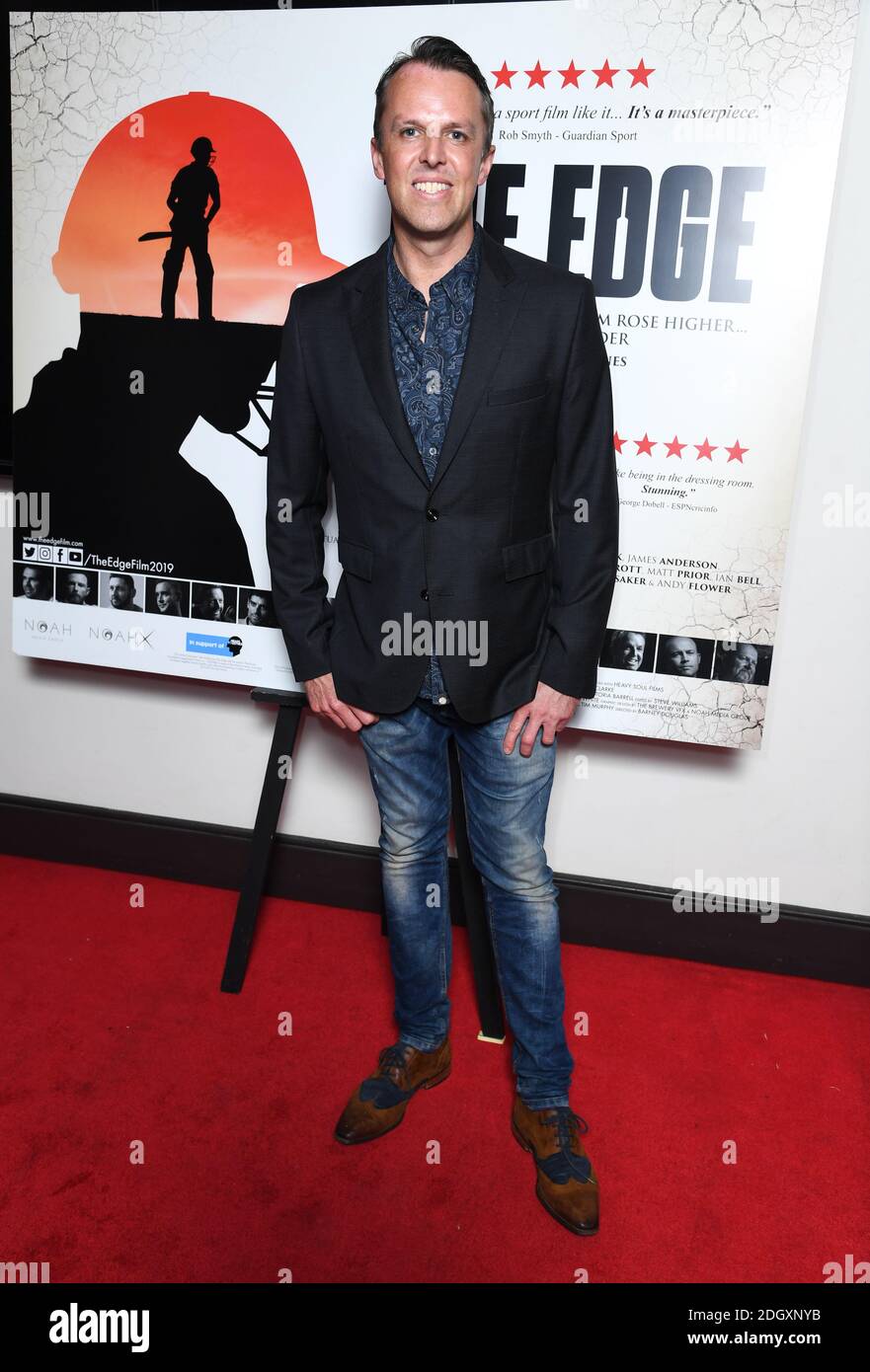 Graeme Swann arriving at The Edge World Premiere, Picturehouse Central ...