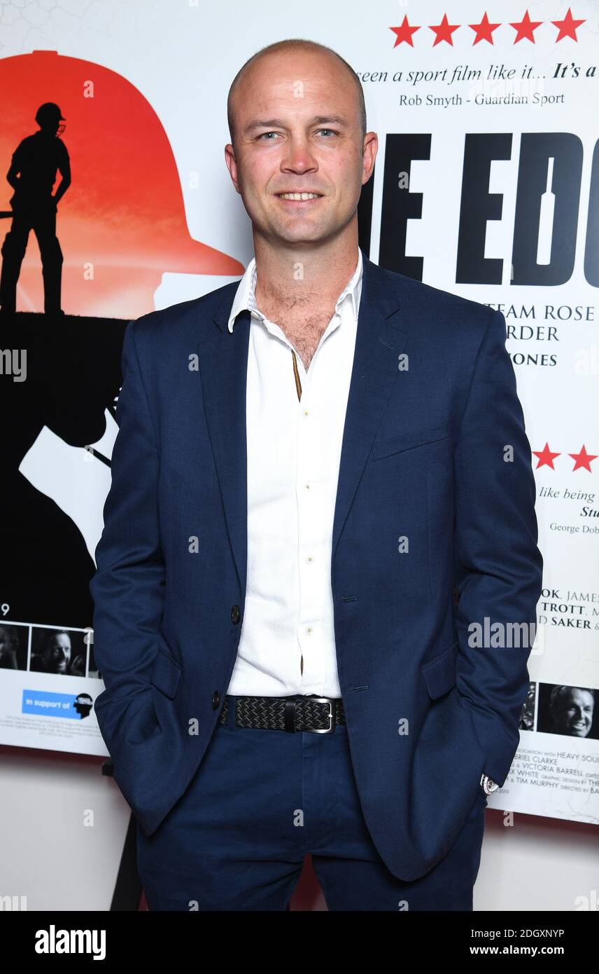 Jonathan Trott arriving at The Edge World Premiere, Picturehouse ...