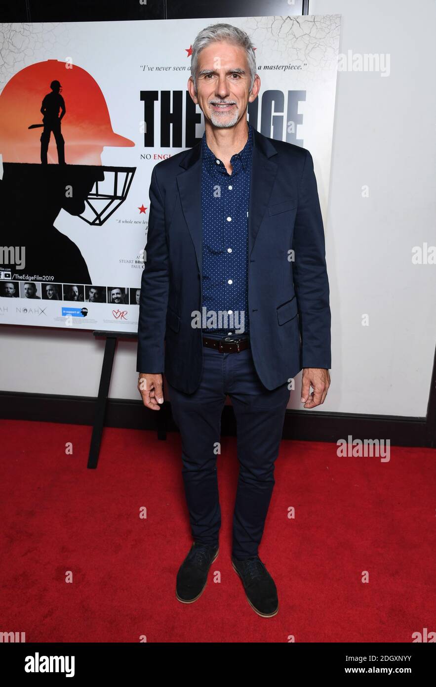 Damon Hill arriving at The Edge World Premiere, Picturehouse Central ...