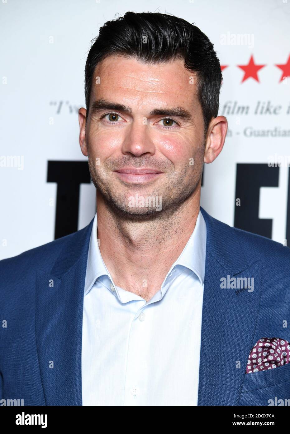 James Anderson arriving at The Edge World Premiere, Picturehouse ...