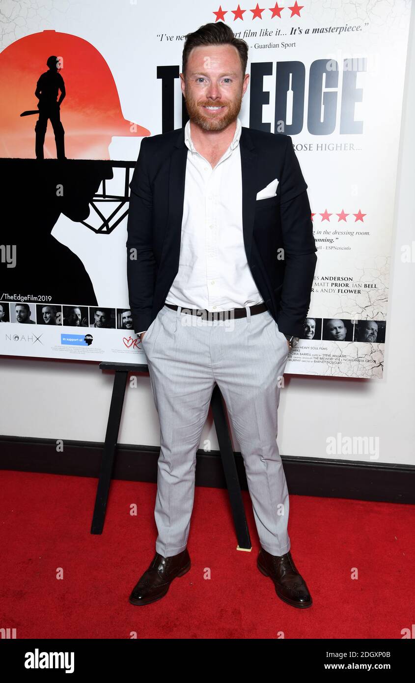 Ian Bell arriving at The Edge World Premiere, Picturehouse Central ...
