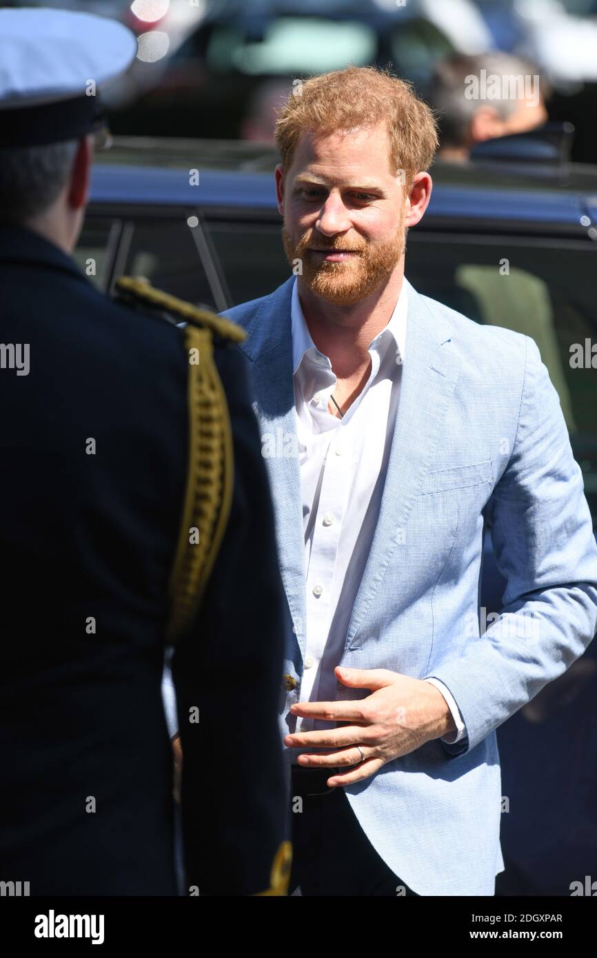 The Duke of Sussex arriving at the Invictus UK Trials Sheffield 2019 ...