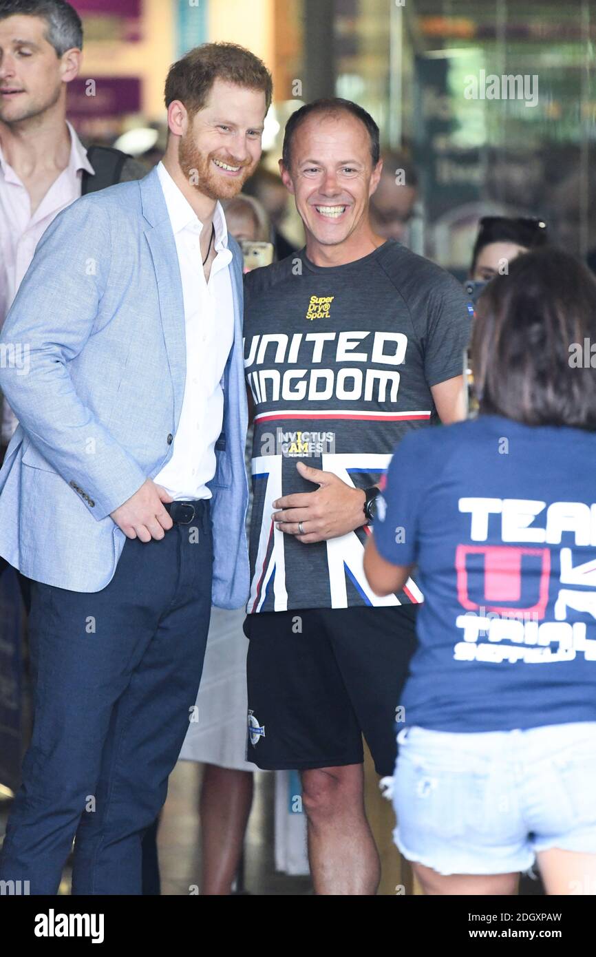 The Duke of Sussex arriving at the Invictus UK Trials Sheffield 2019 ...