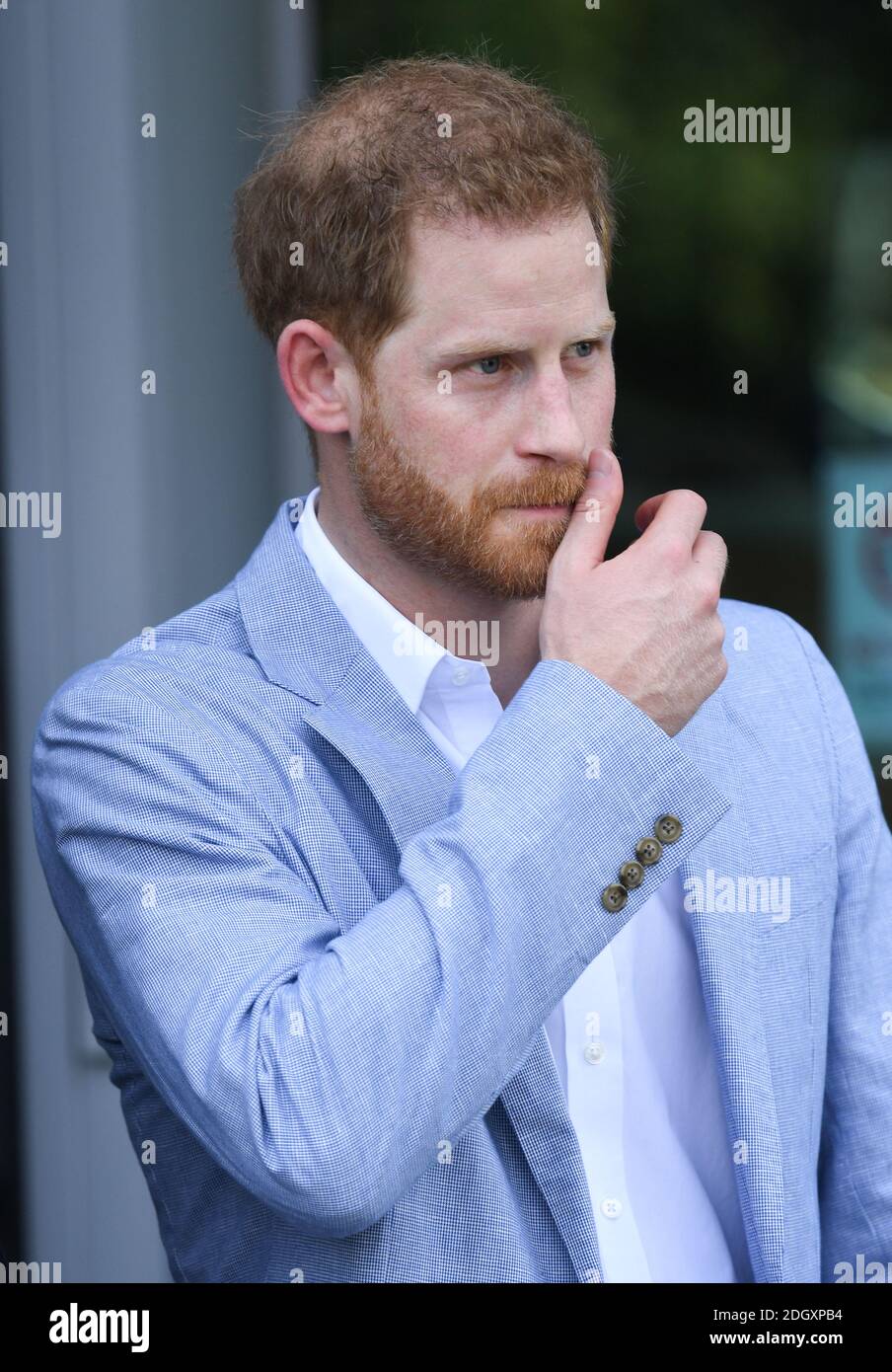 The Duke of Sussex arriving at the Invictus UK Trials Sheffield 2019 ...