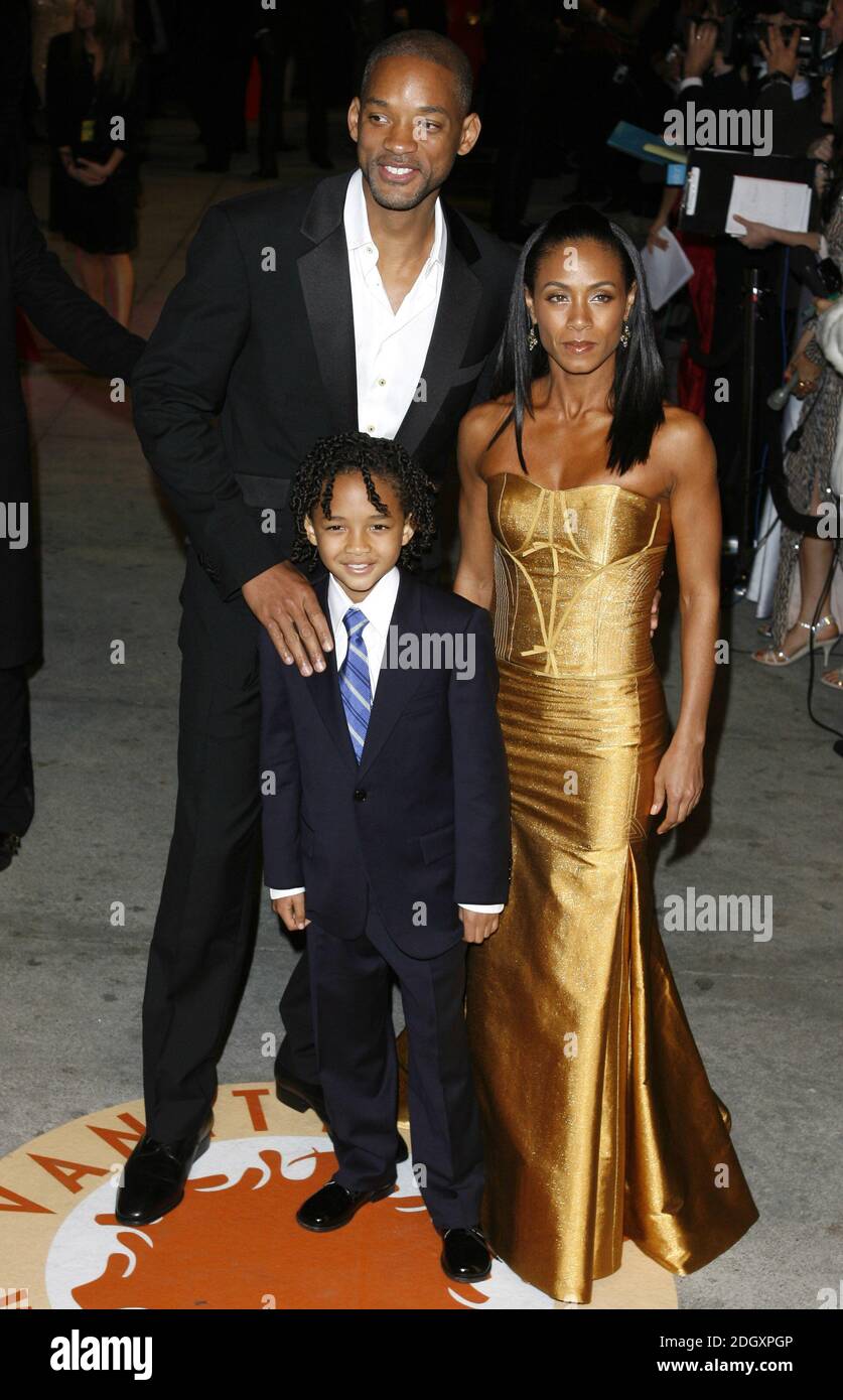 Jada Pinkett Smith, Will Smith and family attending the Vanity Fair ...