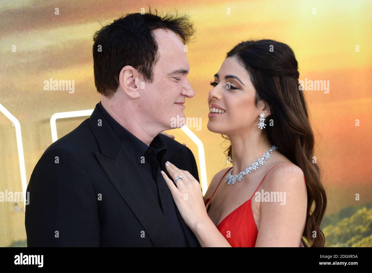 Quentin Tarantino (left) and Daniela Pick attending the Once Upon A ...