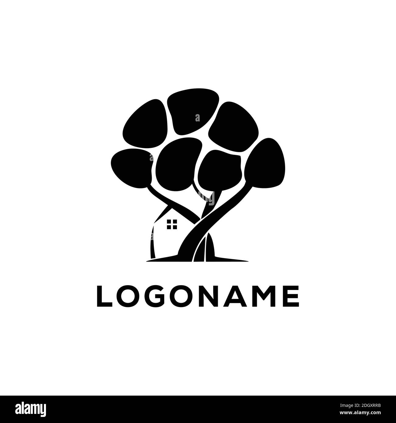 Stone building sign wooden Stock Vector Images - Alamy