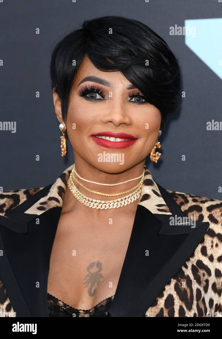 Pepa from Salt n Pepa arriving at the MTV Video Music Awards 2019, held ...