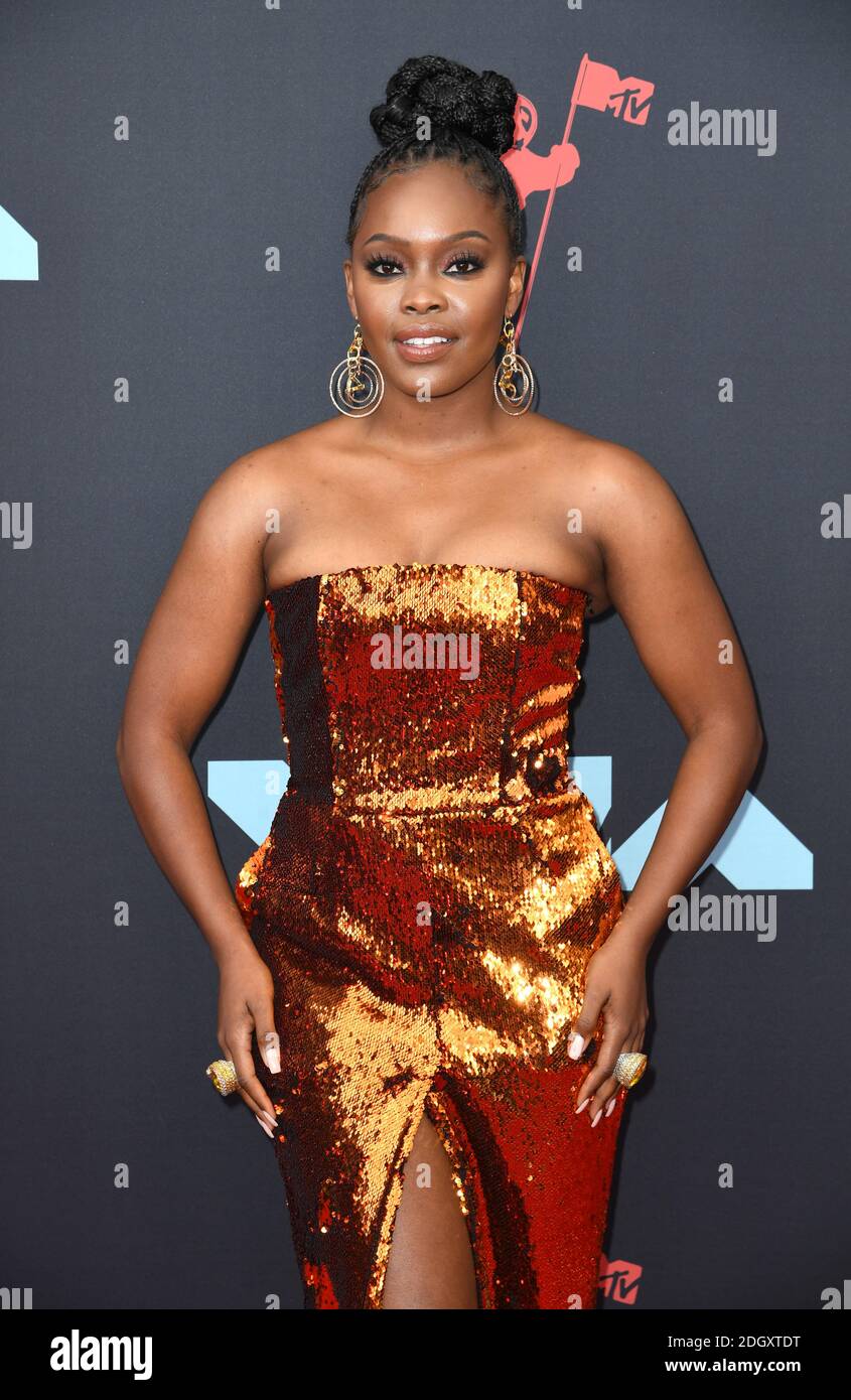 Charm La'Donna arriving at the MTV Video Music Awards 2019, held at the ...