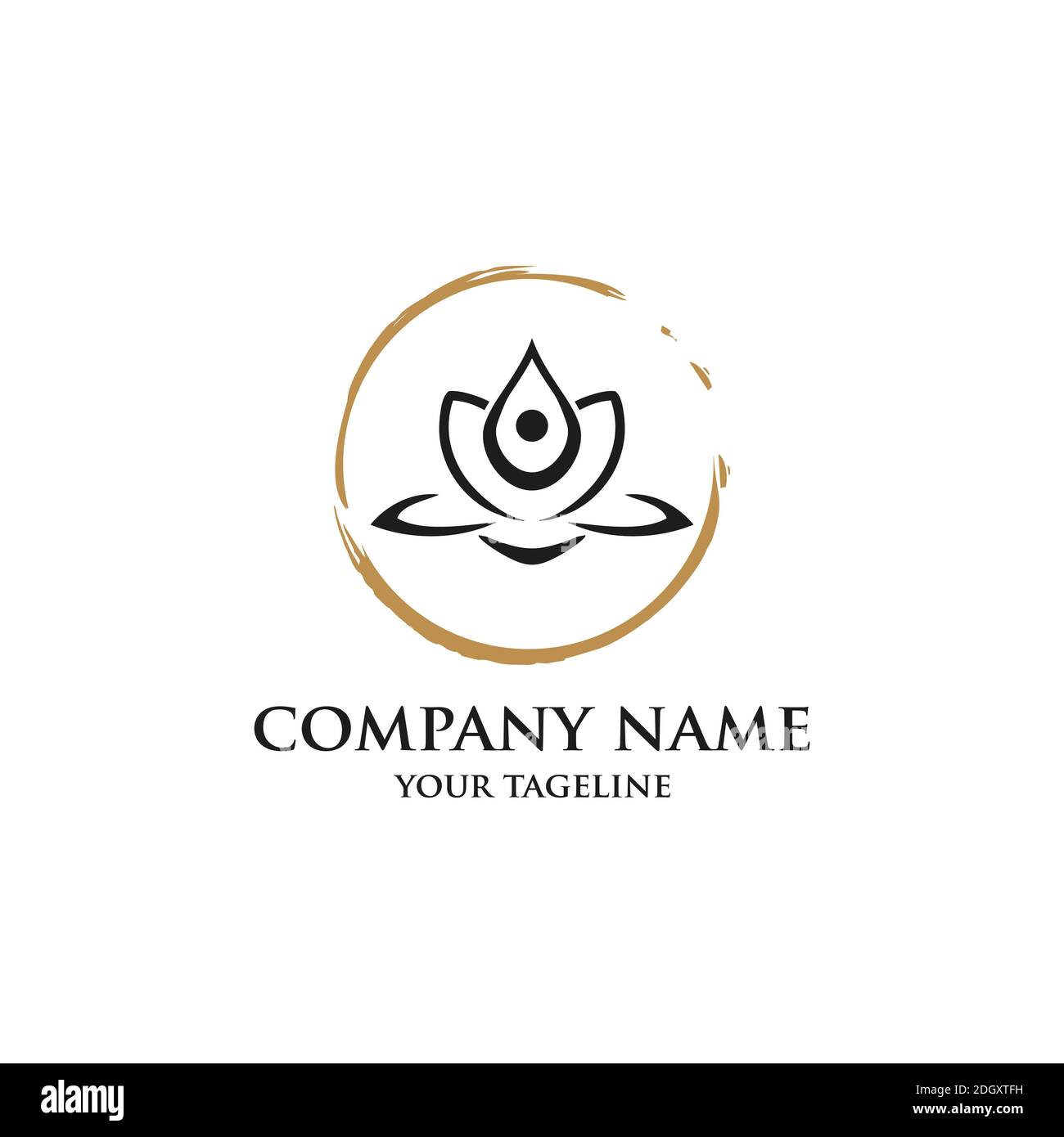 Circle yoga Stock Vector Images - Alamy