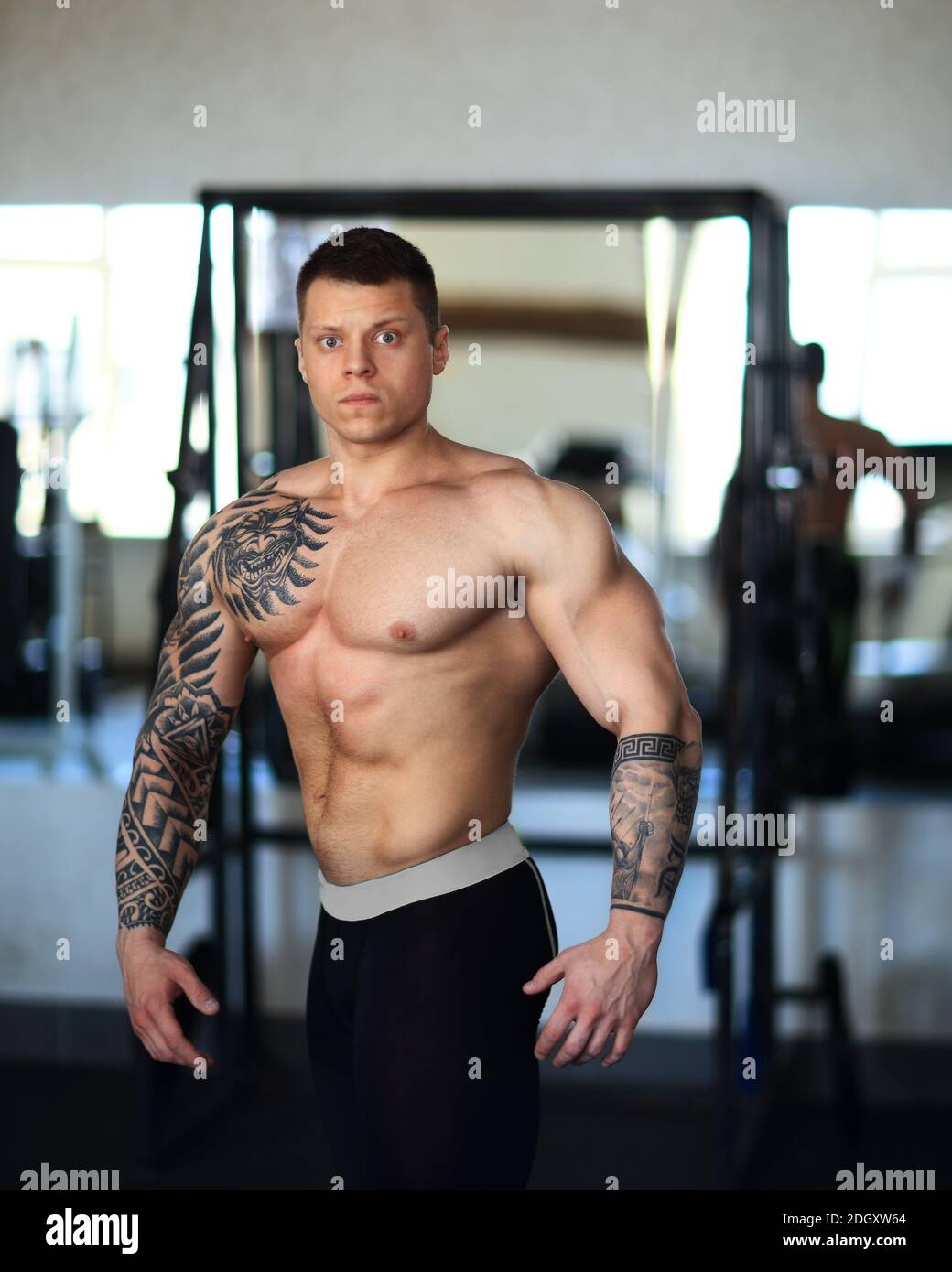 Bodybuilder short hi-res stock photography and images - Alamy