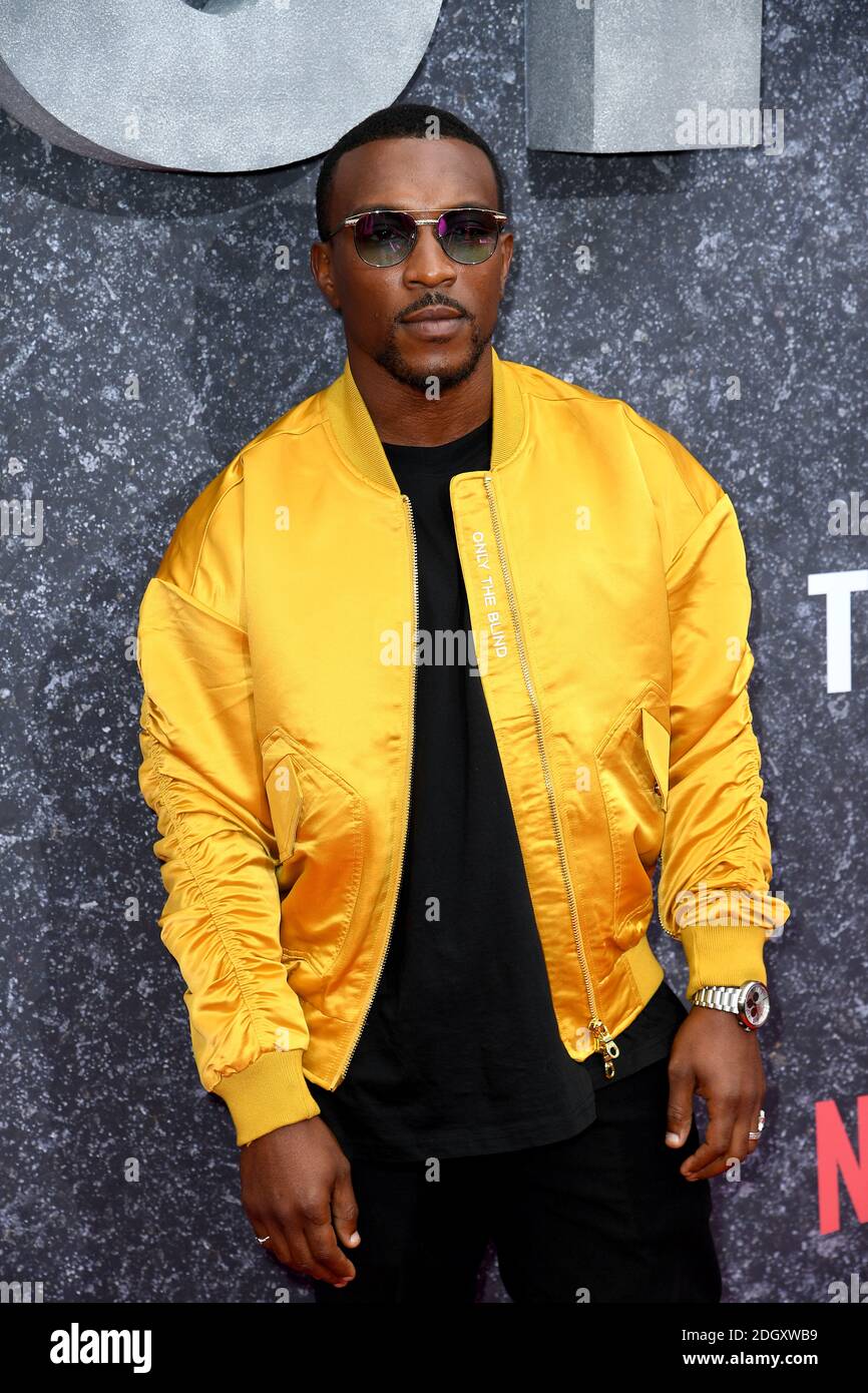 Ashley Walters attending the UK premiere of Top Boy at the Hackney ...