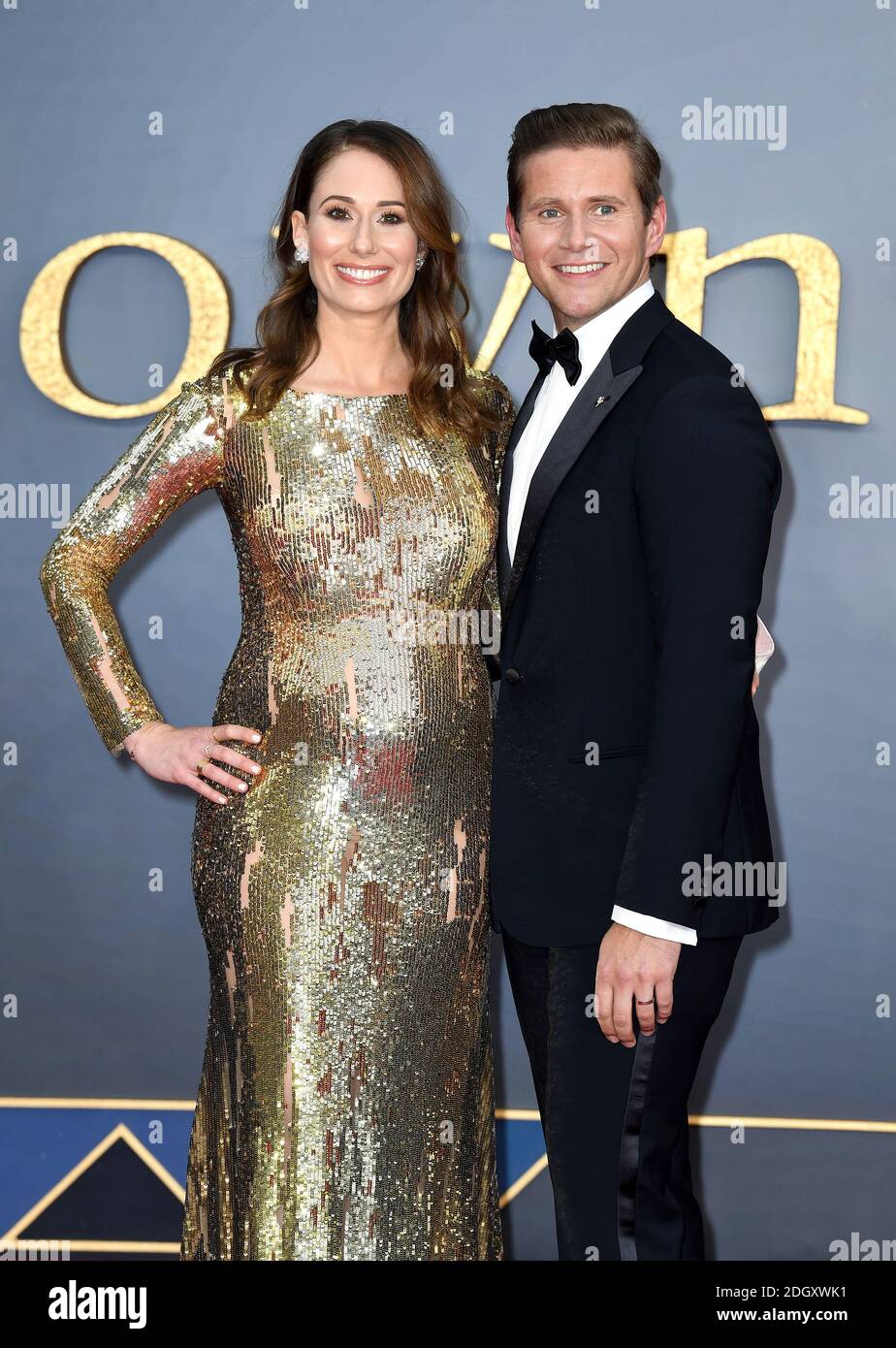 Jessica Blair Herman and Allen Leech attending the world premiere of ...