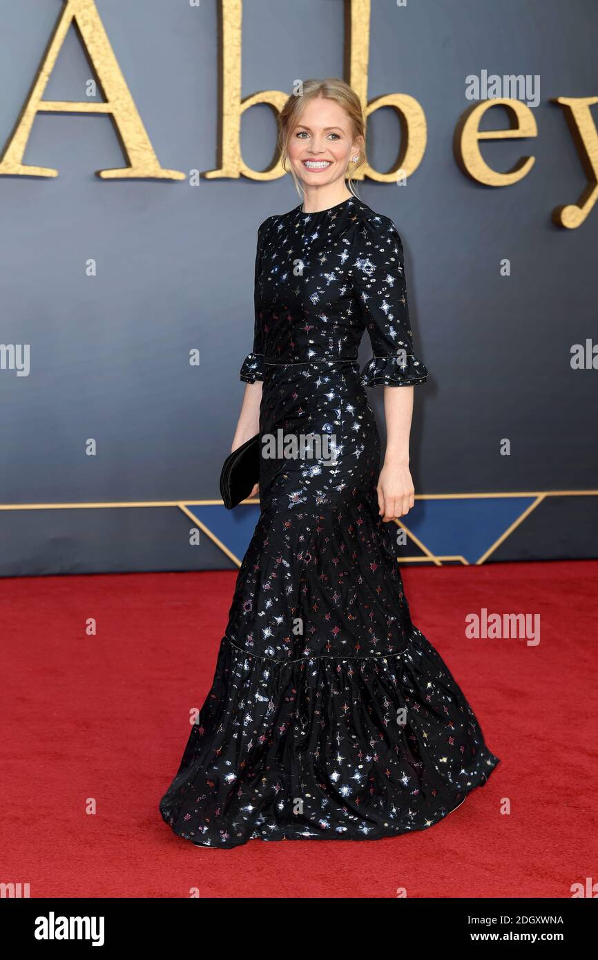 Kate phillips at the world premiere of downton abbey hi-res stock ...