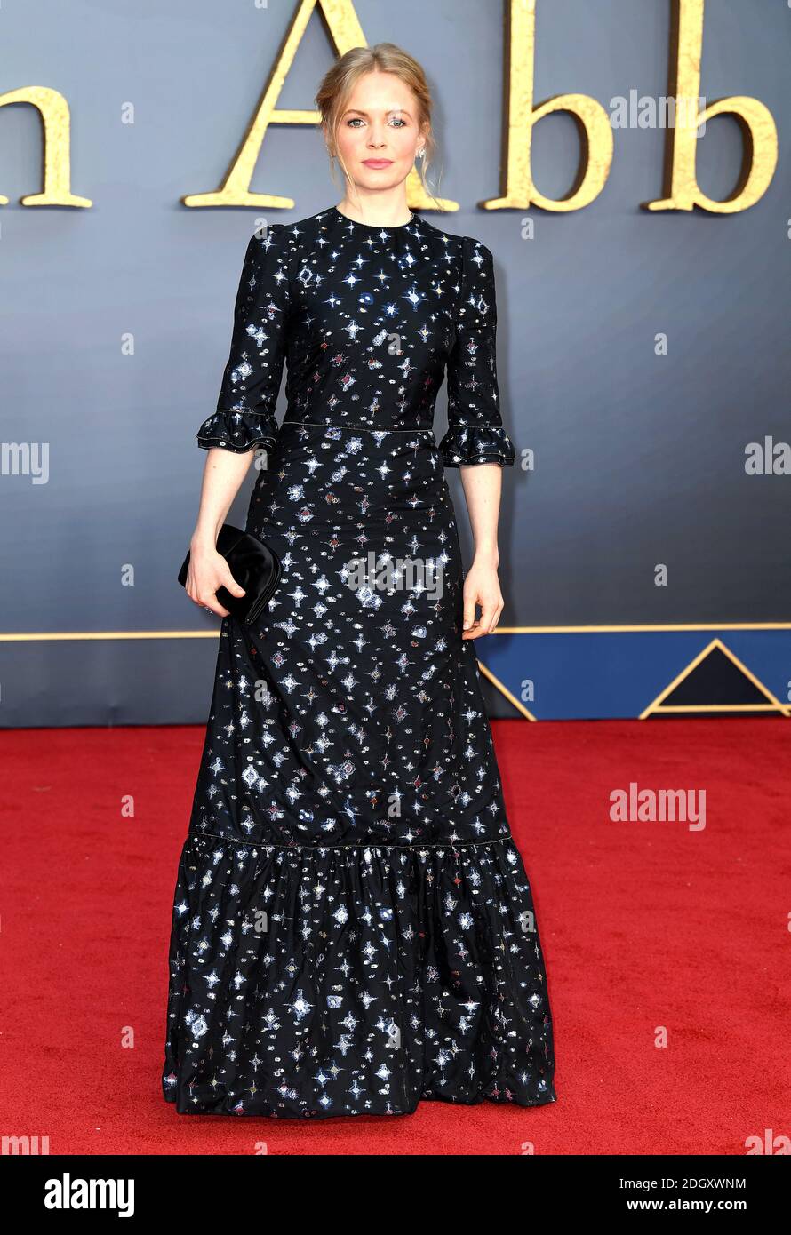 Kate Phillips attending the world premiere of Downton Abbey, held at ...