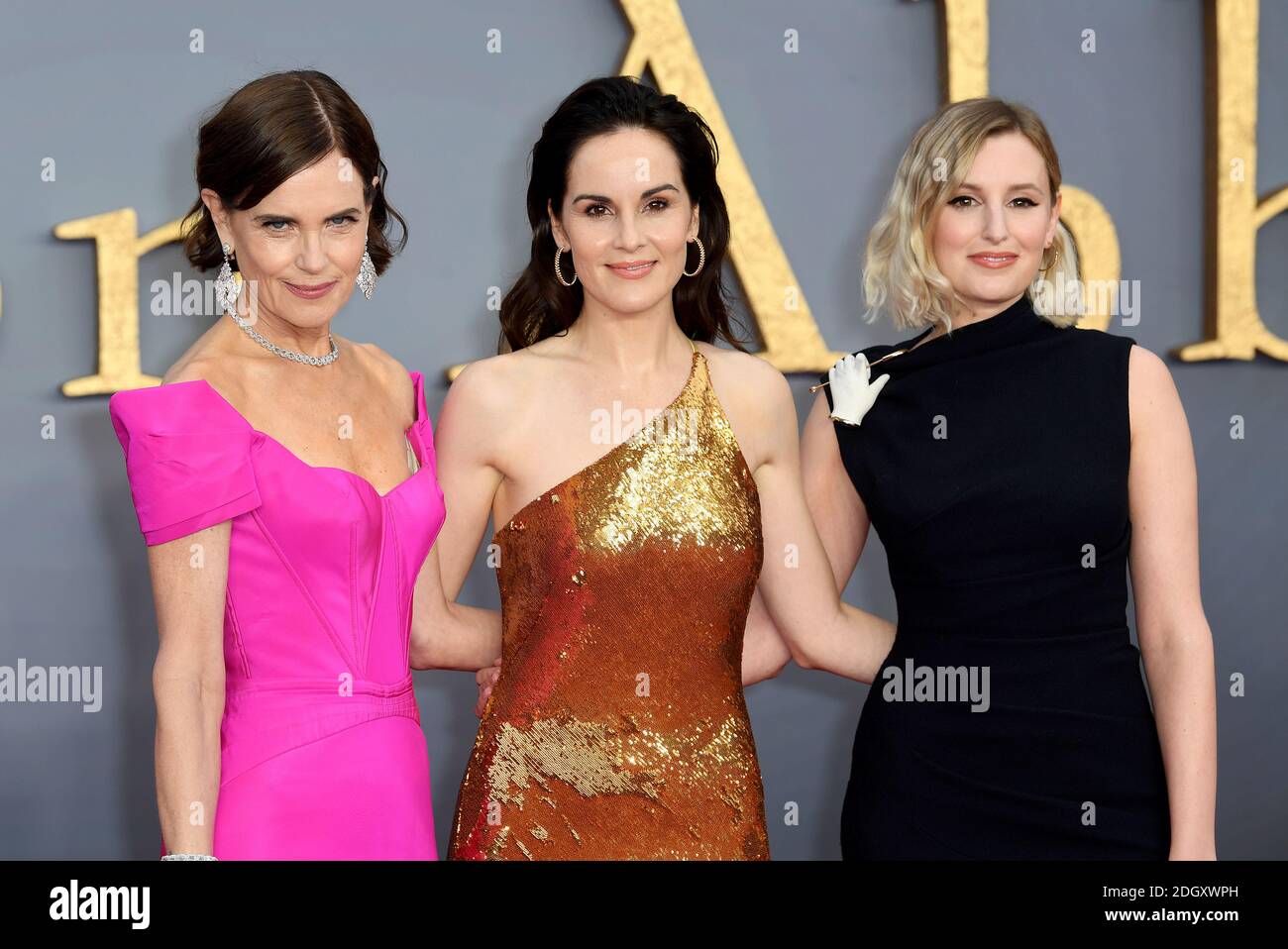 Elizabeth McGovern, Michelle Dockery and Laura Carmichael attending the ...