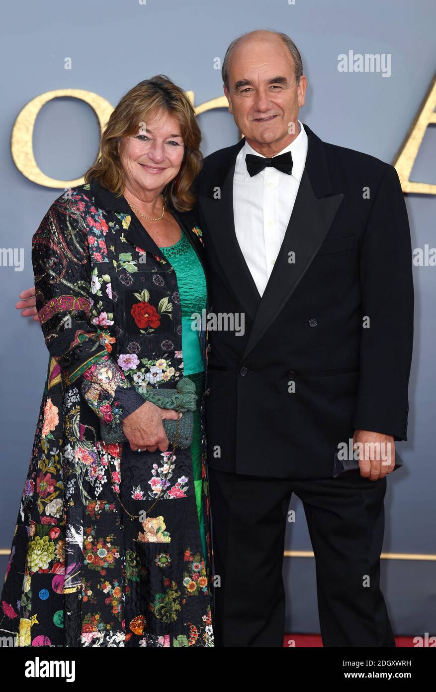 Jane Galloway and David Haig attending the world premiere of Downton ...