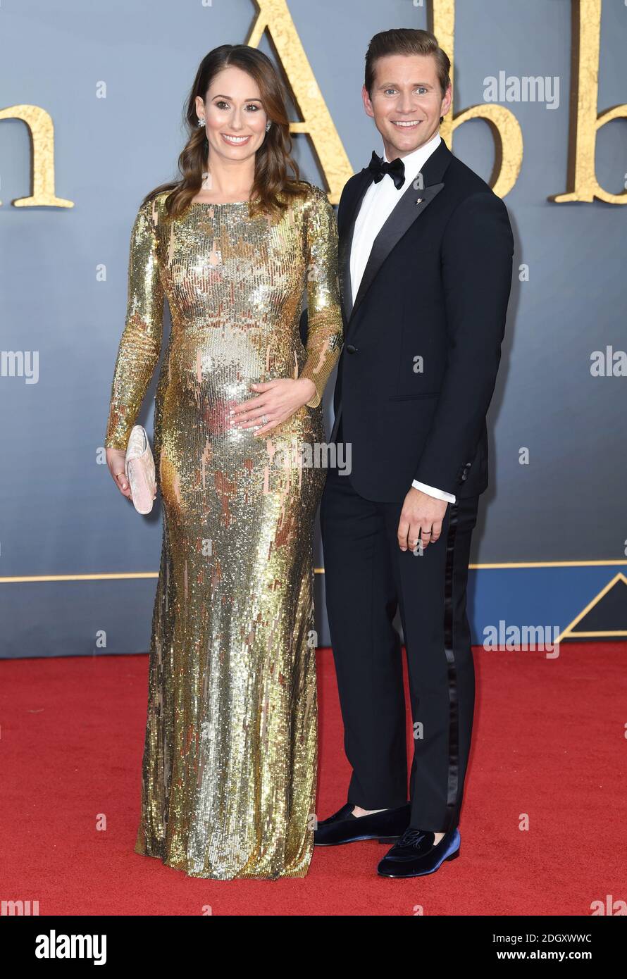 Jessica Blair Herman and Allen Leech attending the world premiere of ...