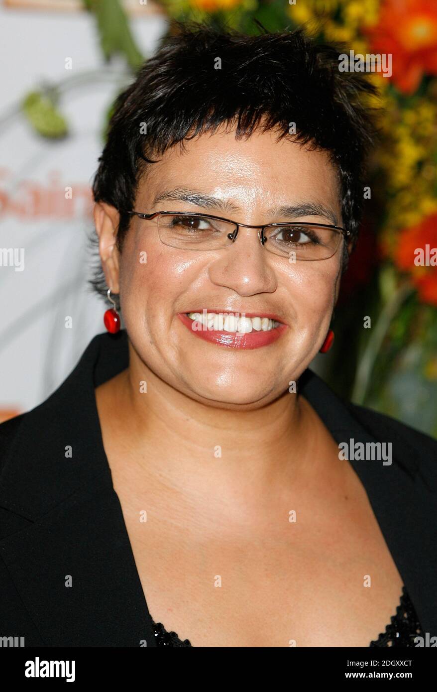 Jackie Kay arriving at the Galaxy Book of the Year Awards 2007, the ...
