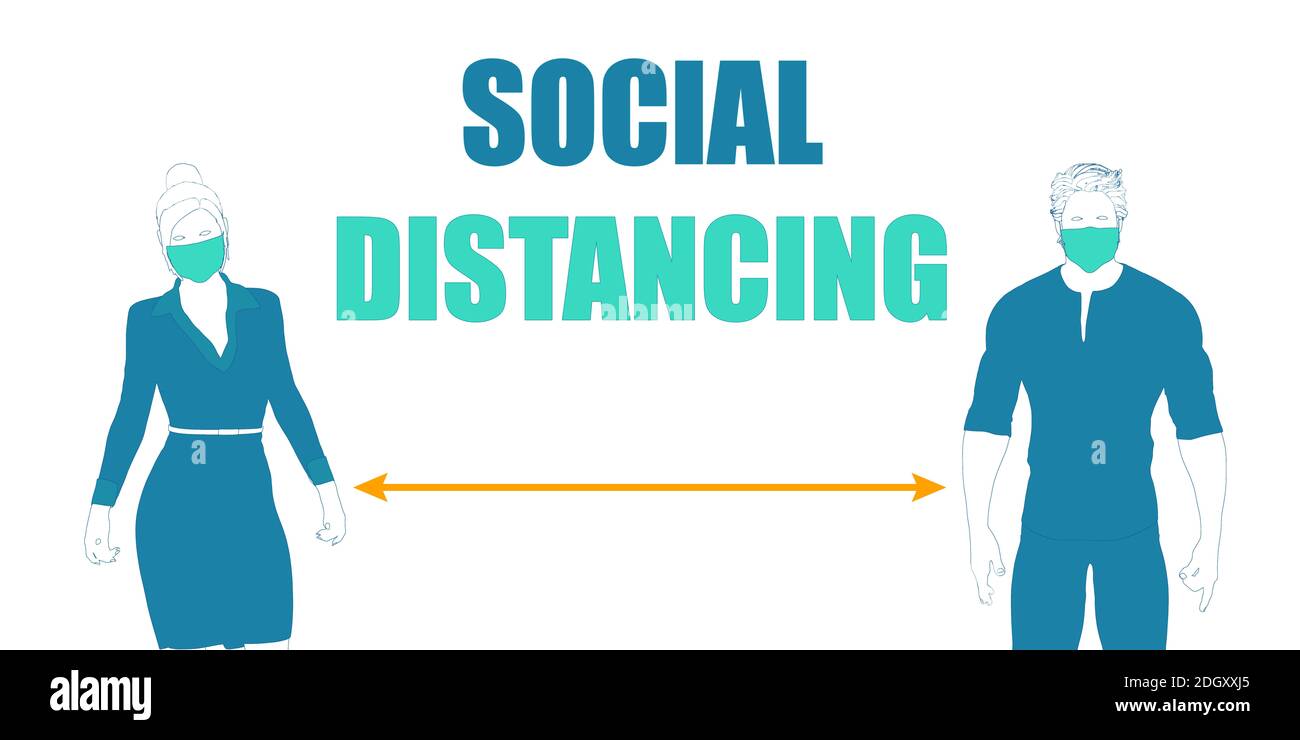 Maintain physical distance distancing hi-res stock photography and ...