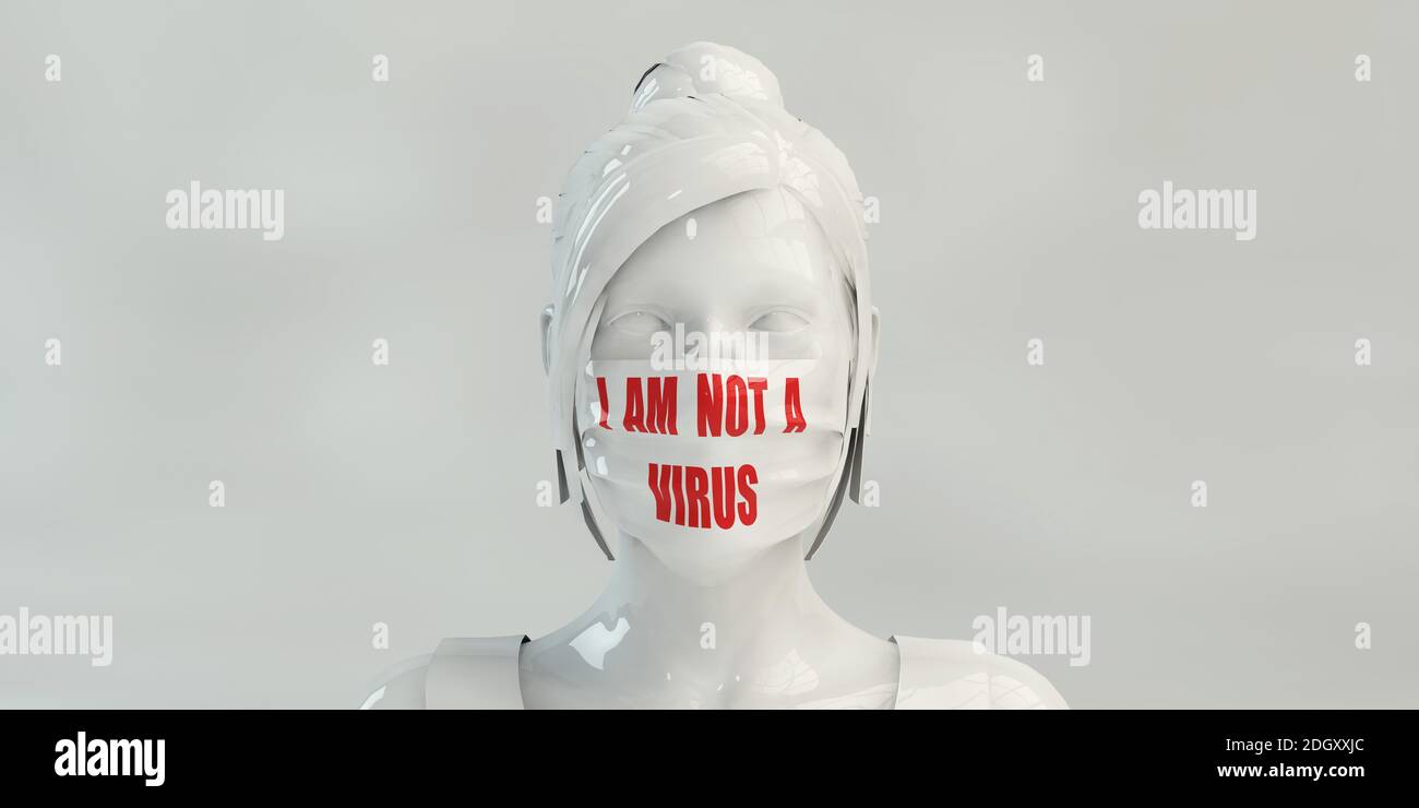 I Am Not a Virus Stock Photo - Alamy
