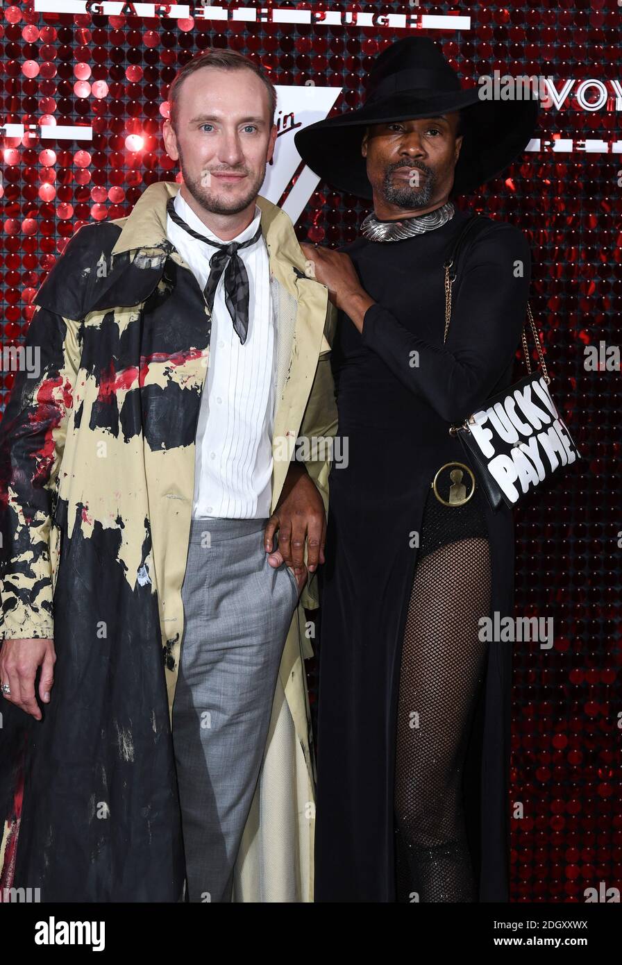 Billy Porter and husband Adam Smith attend the unveiling of new ...