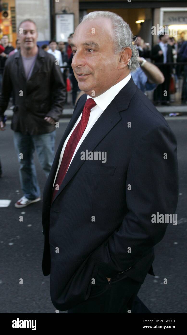 Sir Philip Green attends as Kate Moss launches her new clothing range ...