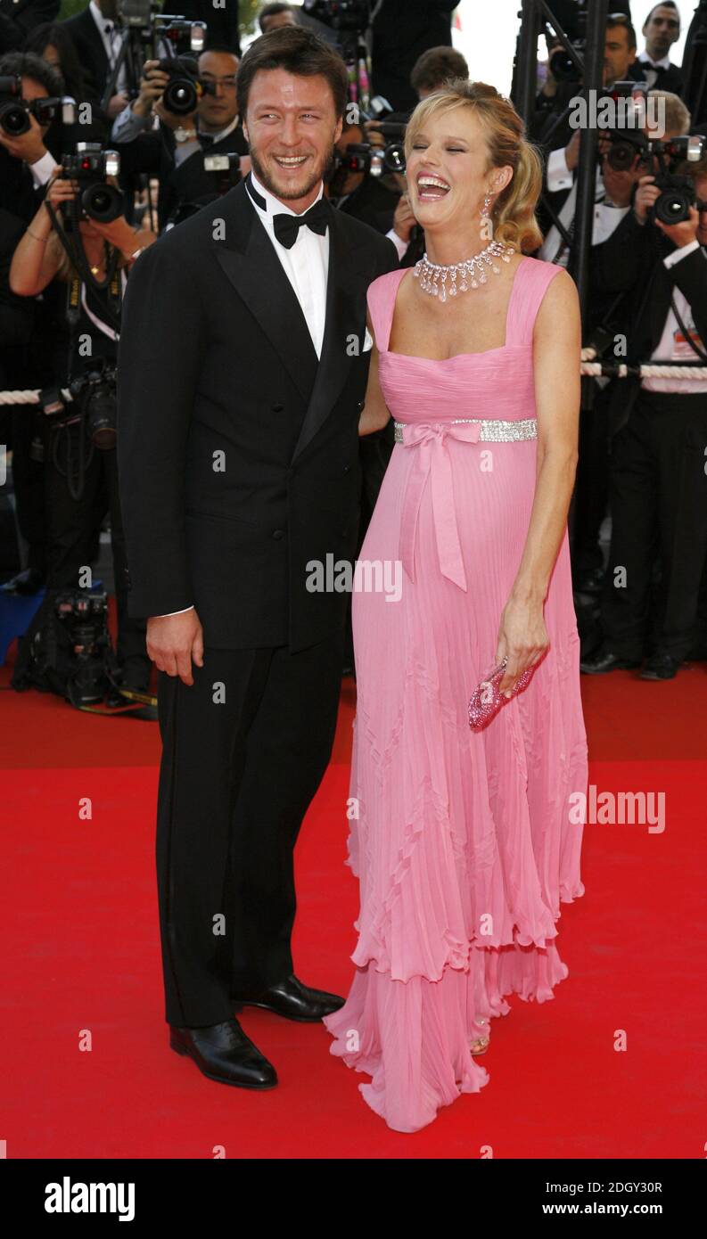 Eva Herzigova and Gregorio Marsiaj arrive at the Festival De Cannes ...