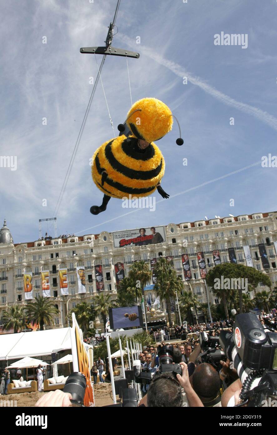 Jerry Seinfeld is launched off the top of the Carlton Hotel dressed as ...